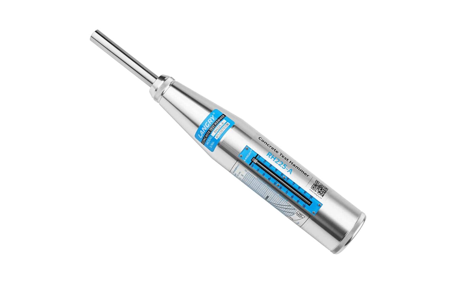 Martillo para pruebas de hormigón (Concreto) RH225-A | Bluemetric